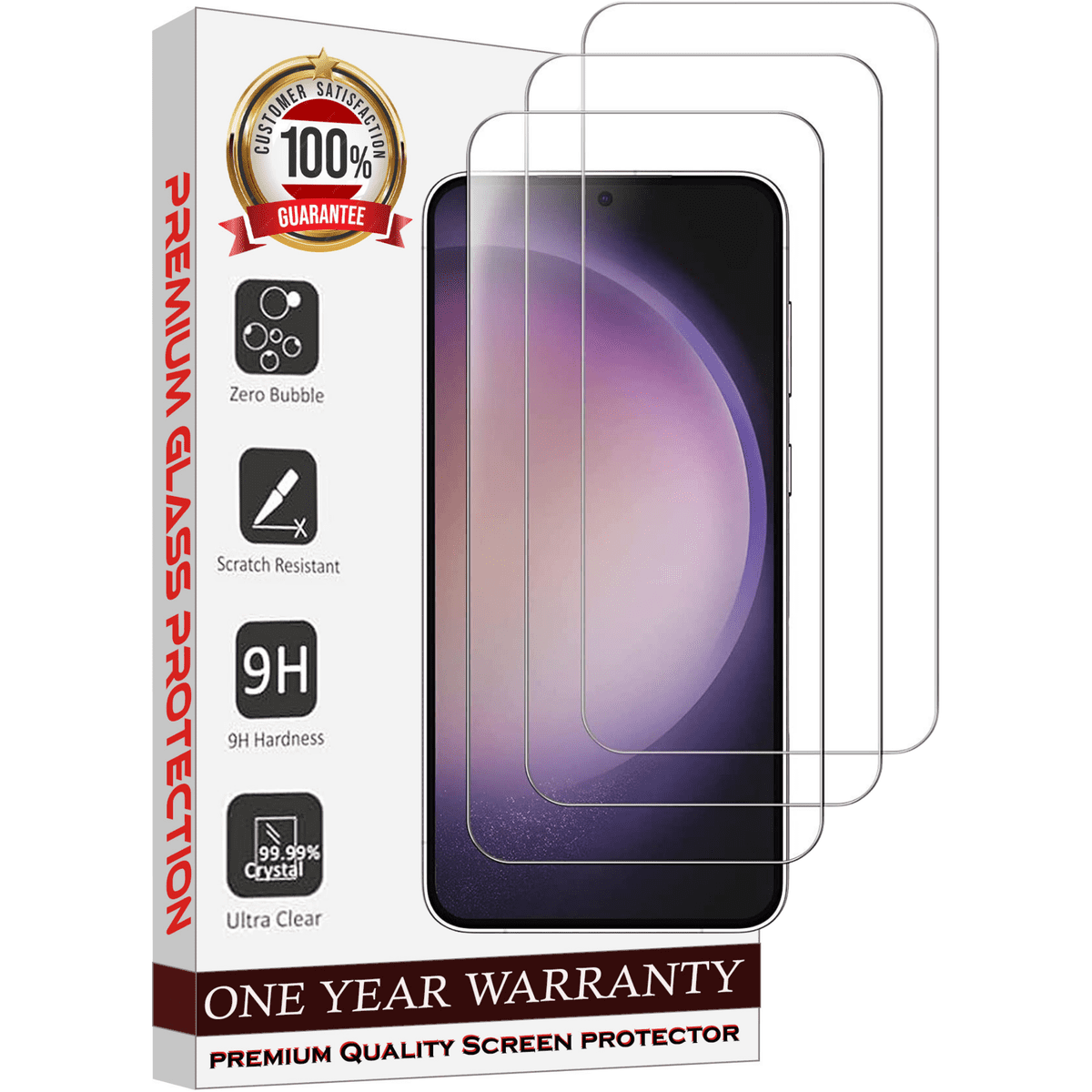 [ 3 Pack ] Entronix HD Clear Screen Protector for Galaxy S25 Ultra ...