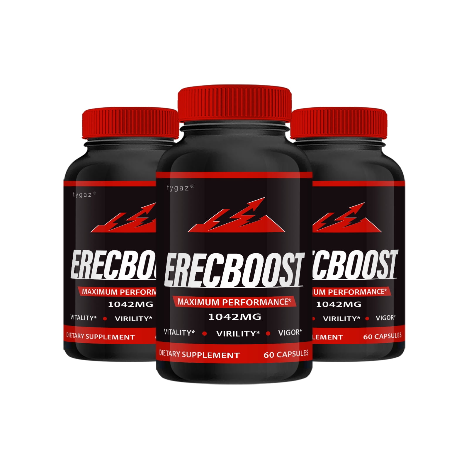 (3 Pack) Erec Boost - Erec Boost Mens Supplement - Walmart.com