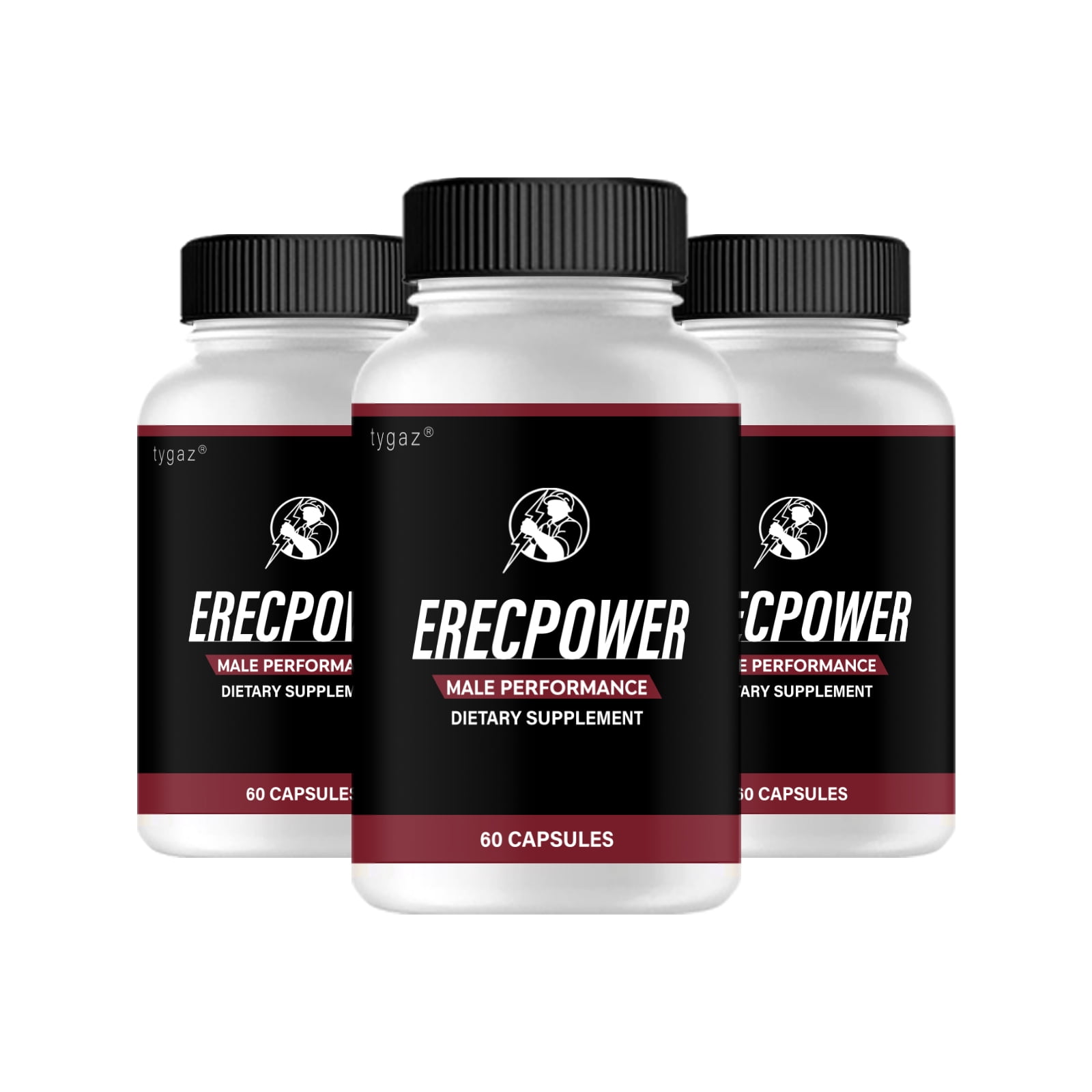 (3 Pack) Erec Power - Erec Power Capsules For Men - Walmart.com
