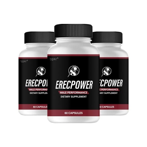 (3 Pack) Erec Power - Erec Power Capsules For Men - Walmart.com