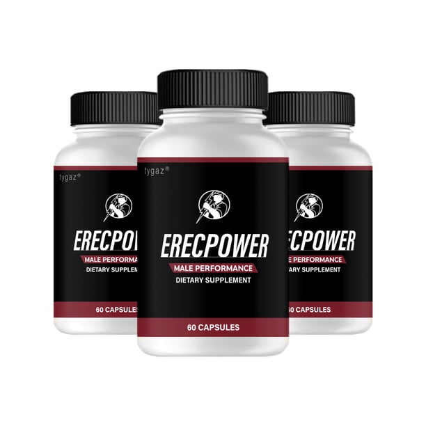 (3 Pack) Erec Power - Erec Power Capsules For Men - Walmart Business ...