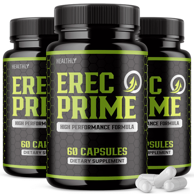 (3 Pack) ErecPrime Advance Formula Erec Prime Pills Male Strength ...
