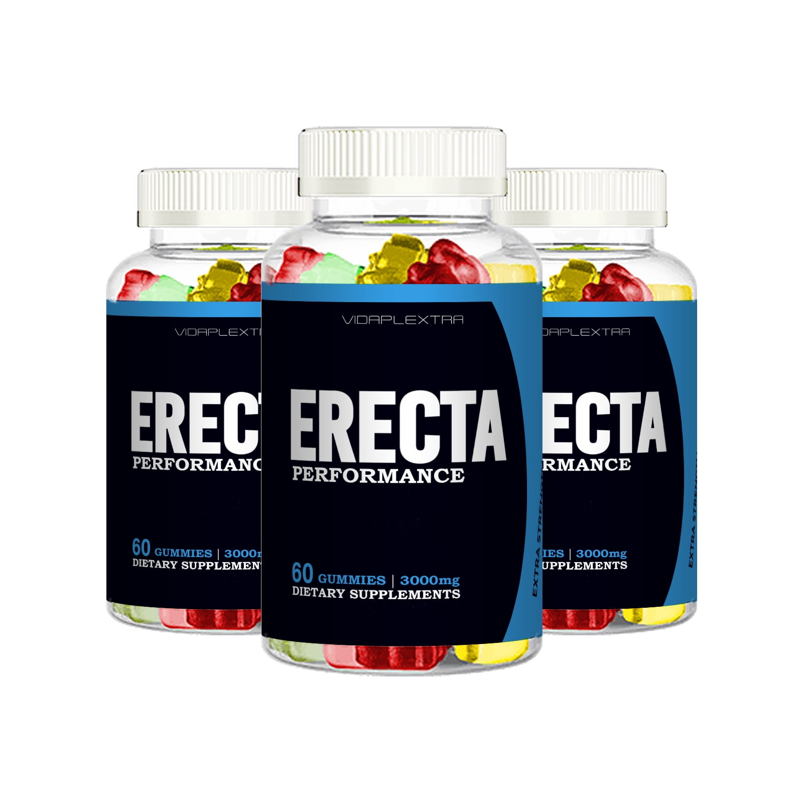 (3 Pack) Erecta - Erecta Gummies For Men - Walmart.com