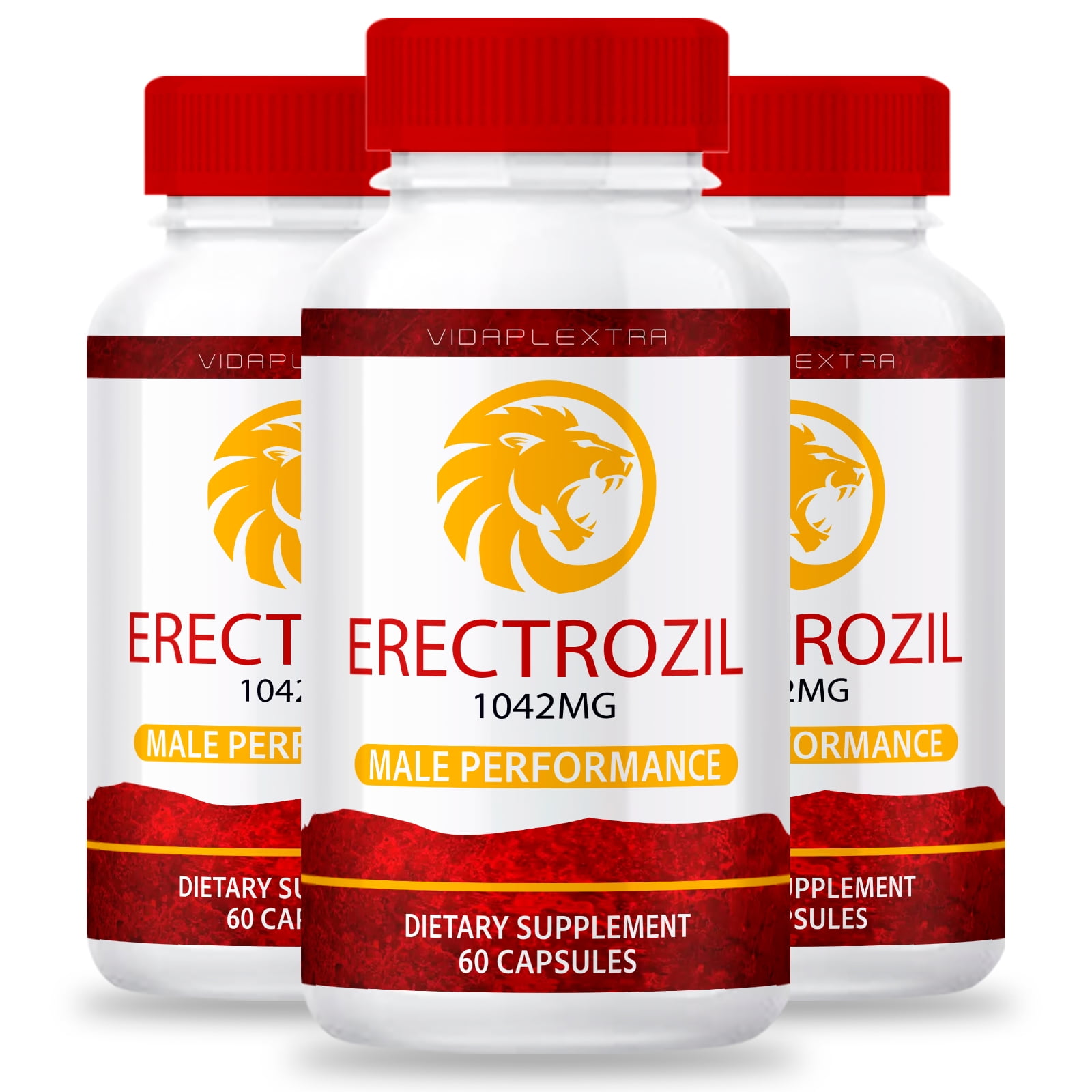 (3 Pack) Erectrozil Capsules - Erectrozil Male Capsules - Walmart.com
