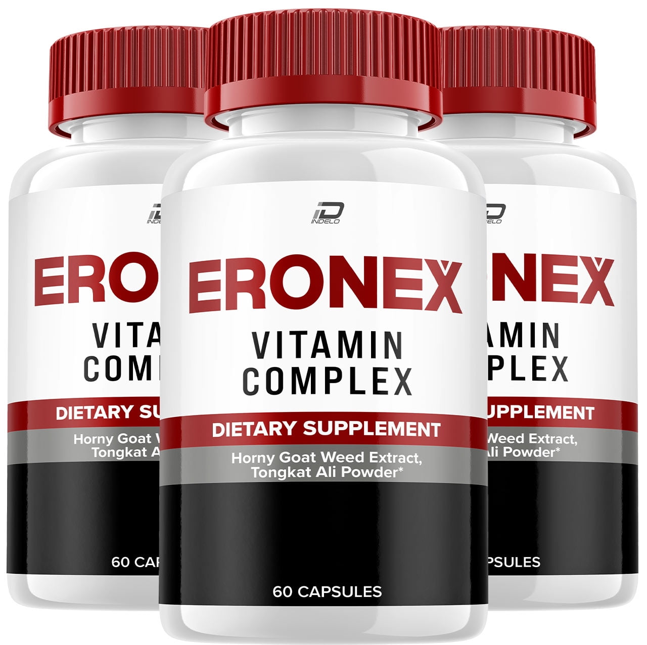(3 Pack) Eronex for Men Capsules, Eronex Vitamin Complex Pills, Ero Nex Official Formula, Eronex ...