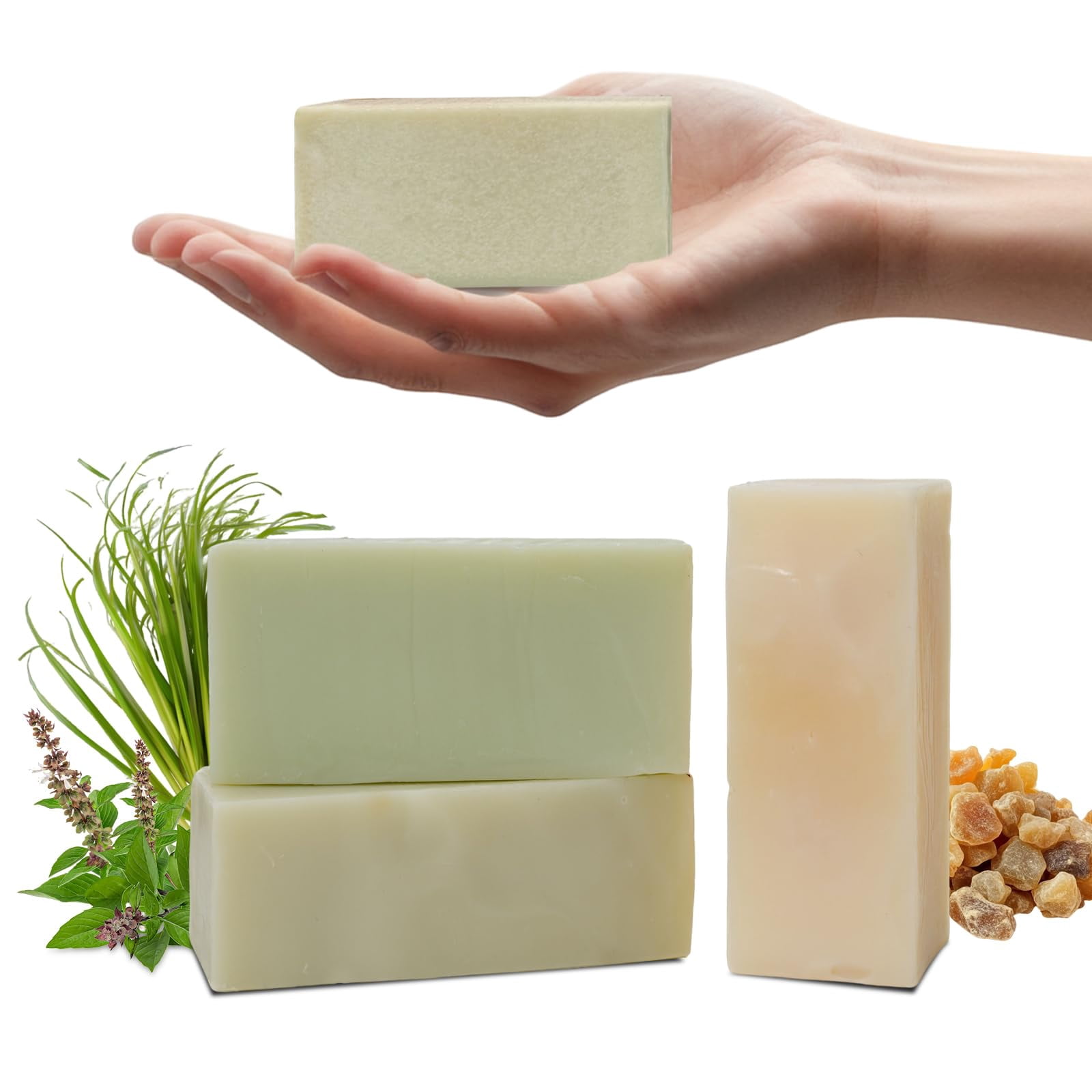 3 Pack Essential Oil XEF1 Soap Bars Pure Plant Soap Bar Natural Face ...