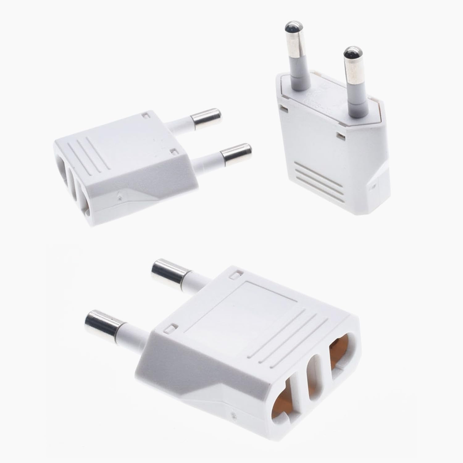 3 Pack of Europe Travel Plug Adapter, US to EU Plug Adapters, Travel ...