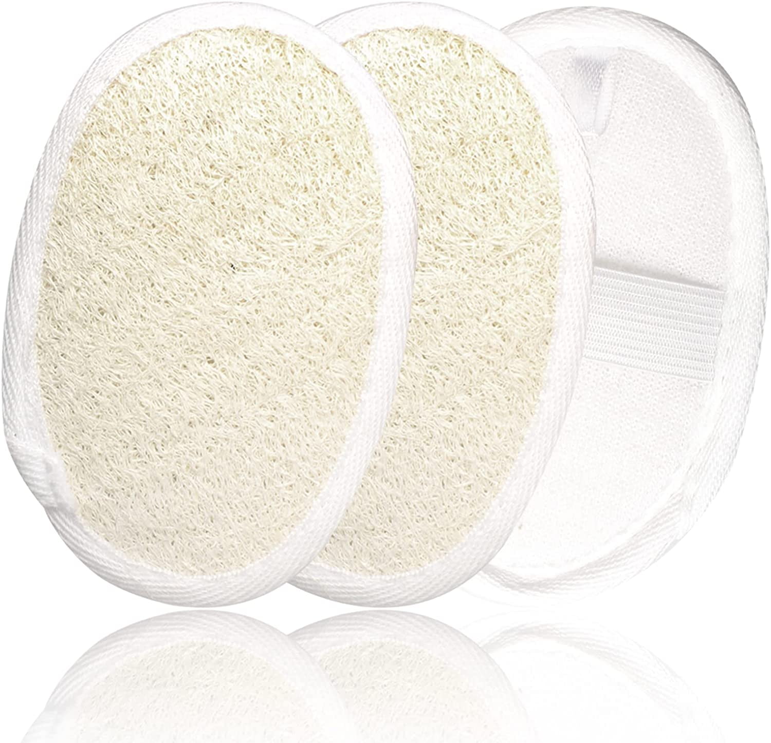 3 Pack Exfoliating Loofah Sponge Pads - Exfoliating Loofah Sponge ...