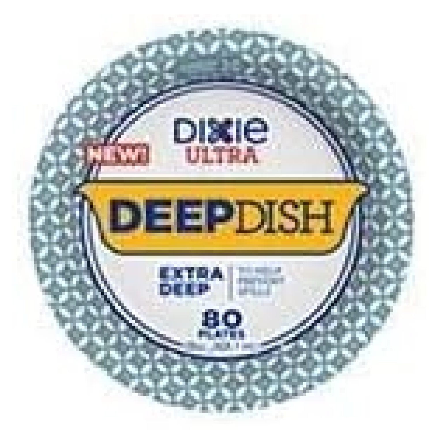 3 Pack Exlonjet Ultra Deep Dish Paper Plate - Walmart.com