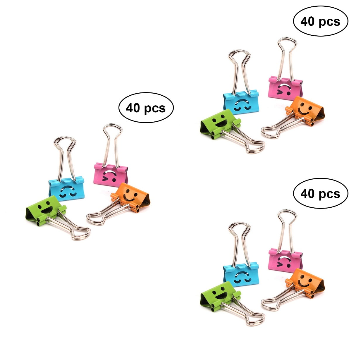 3 Pack Face Binder Clips Binders Removable Wallpaper Office - Walmart.com