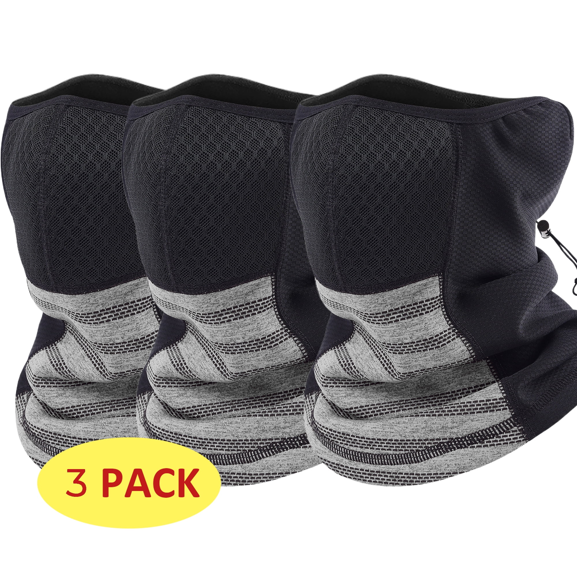 3 Pack Face Thermal Mask for Men Women Balaclava Cold Weather Masks ...