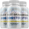 Fast Brain Booster (3 Pack) - Focus, Memory, Clarity & Energy Support ...