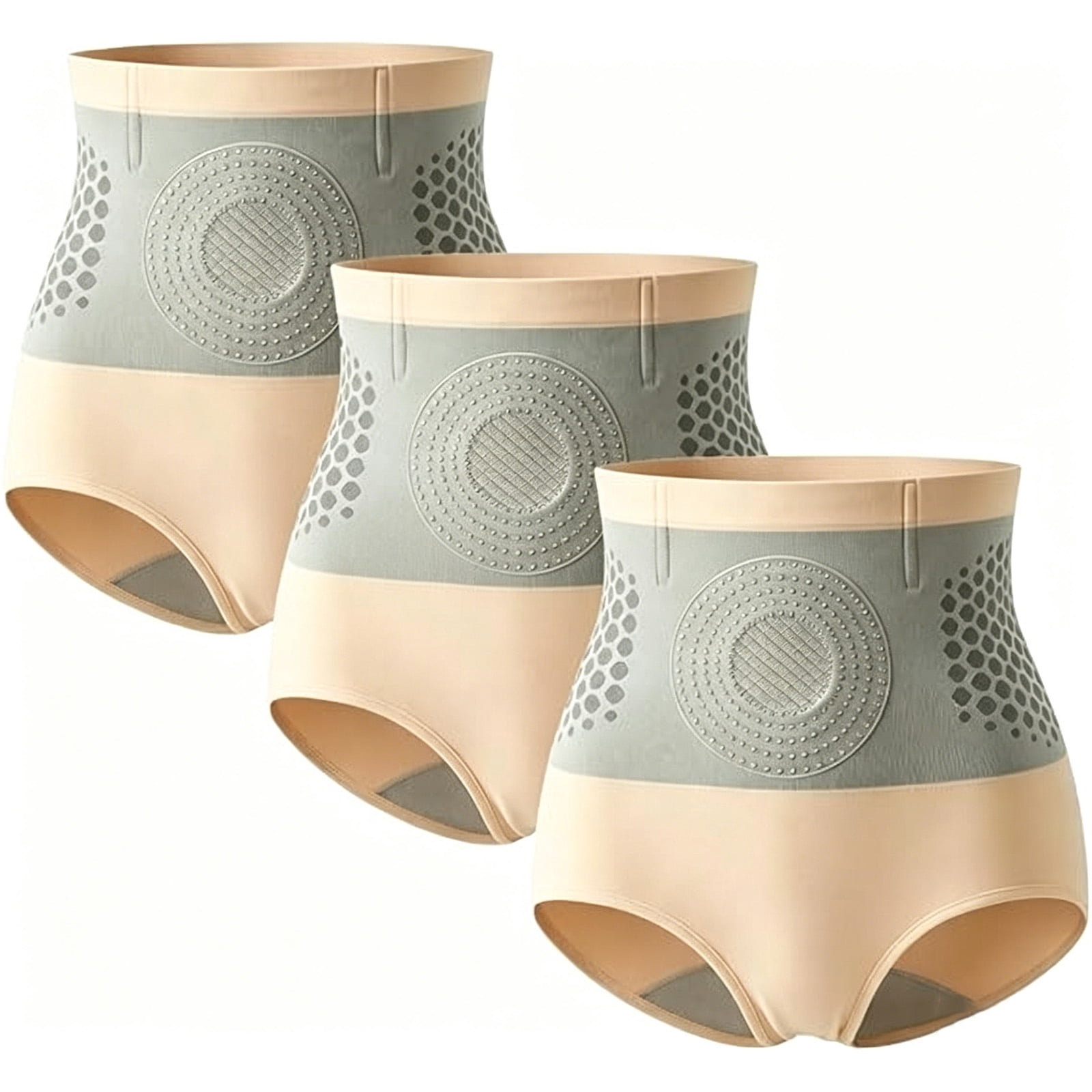 3 Pack Fat Burning Sculpting Shorts 4-In-1 Micro-Particle Thermogenic ...