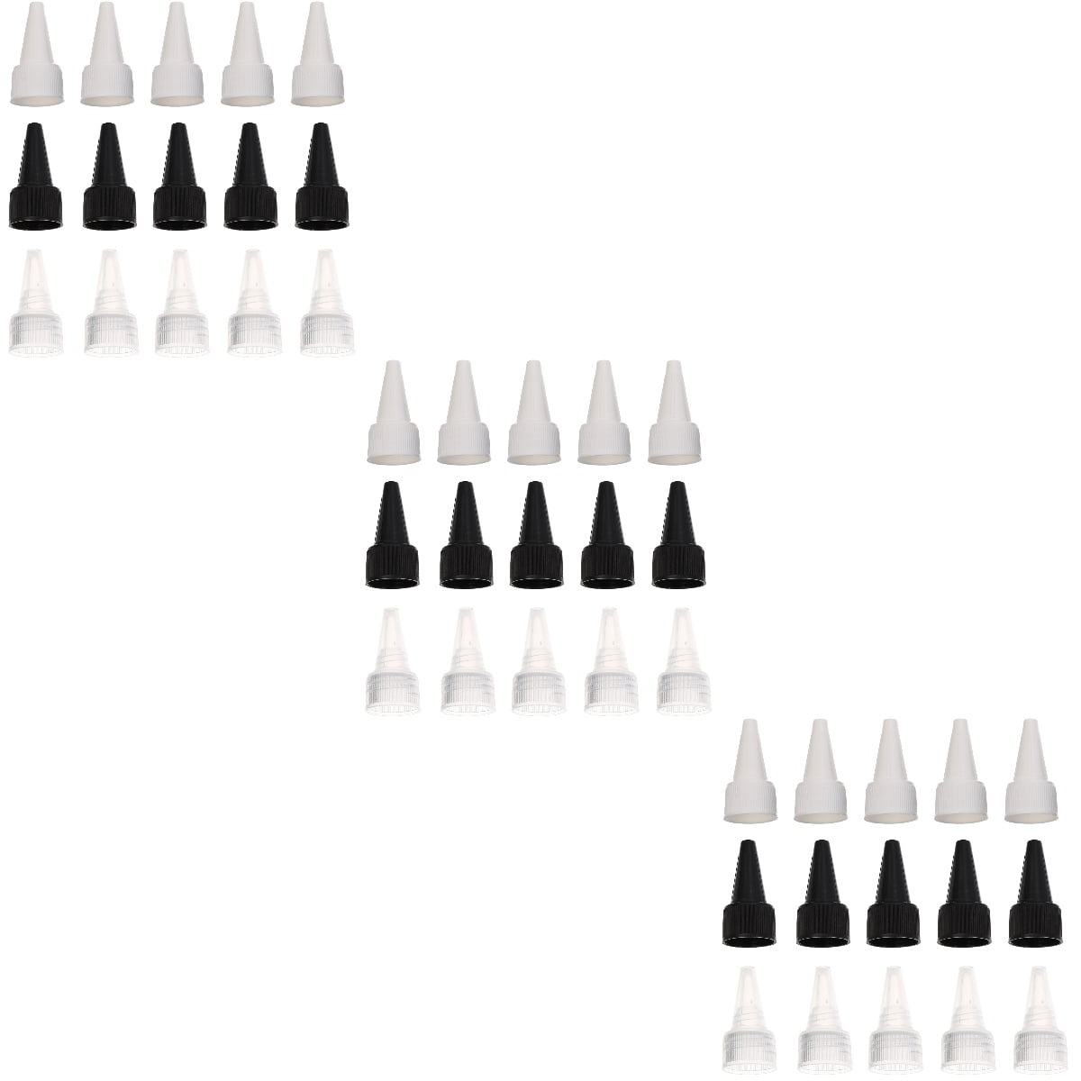 Set of 3 Tungsten Consumables Spike Cover Glue Bottle Cap Travel ...