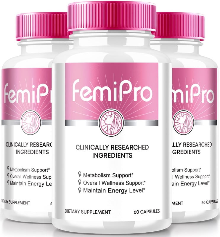 (3 Pack) FemiPro Capsules, Premium Formula for Urinary Heath Support ...