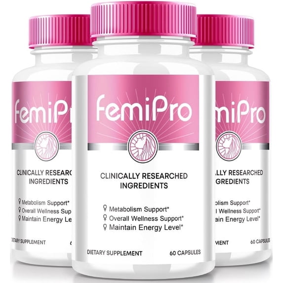 (3 Pack) FemiPro Capsules, Premium Formula for Urinary Heath Support ...