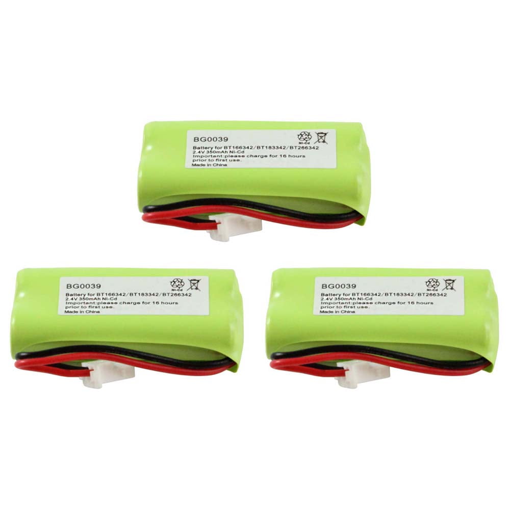 3-Pack Fenzer Home Phone Battery BG0039 for Vtech CS6114 CS6124 CS6328 ...