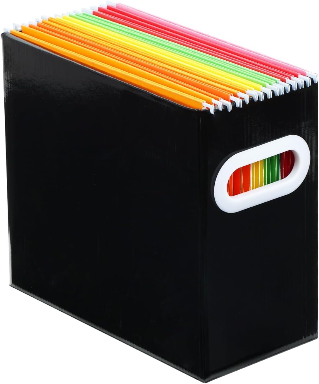 3 Pack File Organizer, Cardboard File Box for Letter Size Collapsible ...