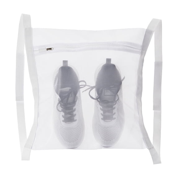 3-Pack Fine Mesh Shoe Laundry Bags – 40×40cm Zippered Polyester Washing ...