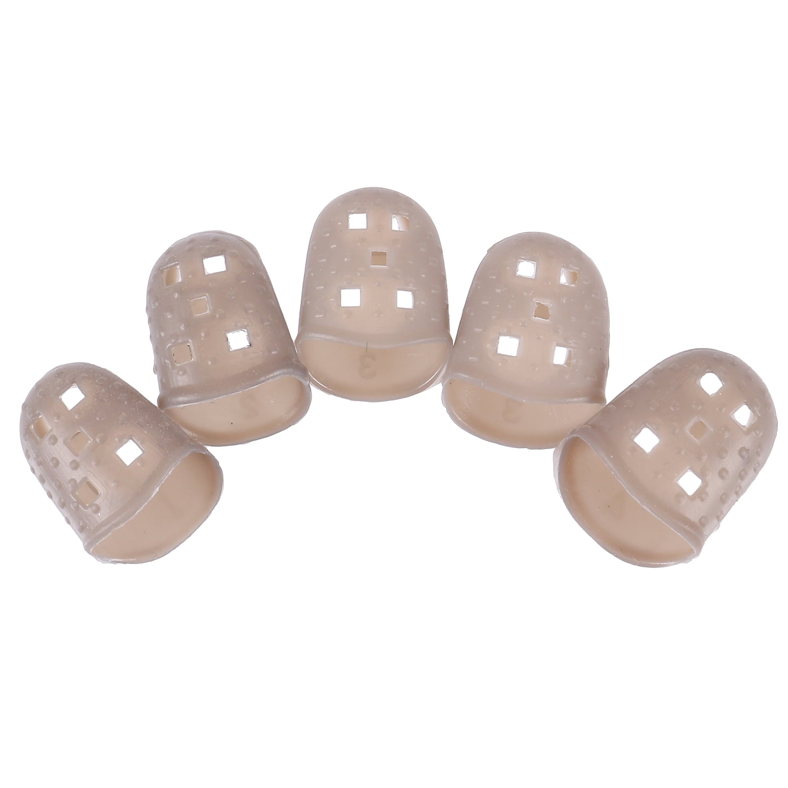 3 Pack Finger Cap Crochet Protector Protectors Guitar Protection Grey ...