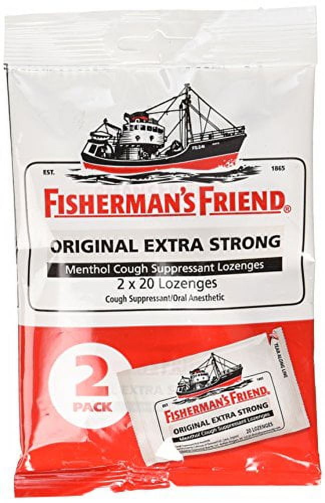 3 Pack Fishermans Friend Extra Strong Menthol Cough Suppressant 40 ...