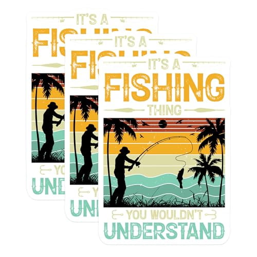 (3 Pack) Fishing Decals - Fisherman Decal - It's A Fishing Thing Decals ...