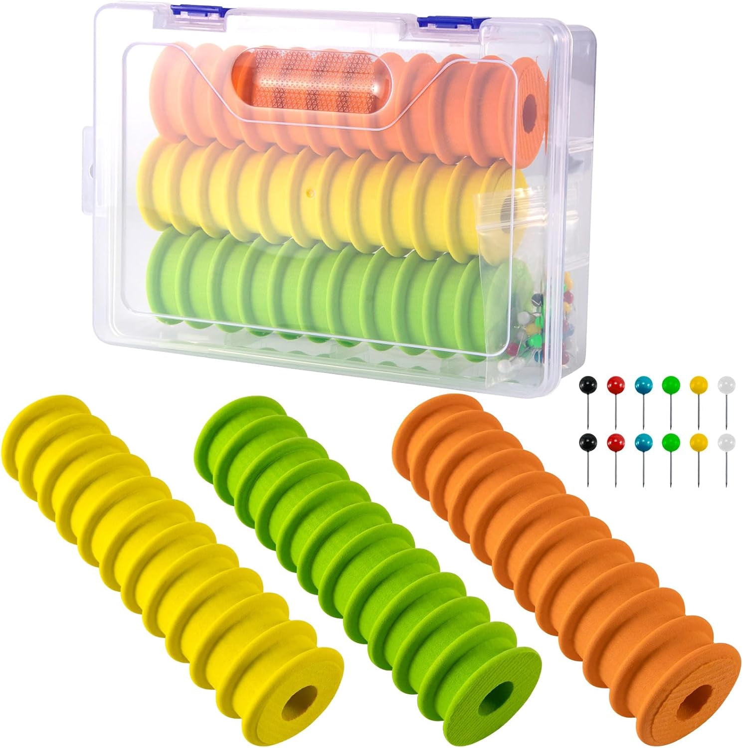 3 Pack Fishing Line Storage Holders, Snell Rigs Organizer Leader Tackle ...