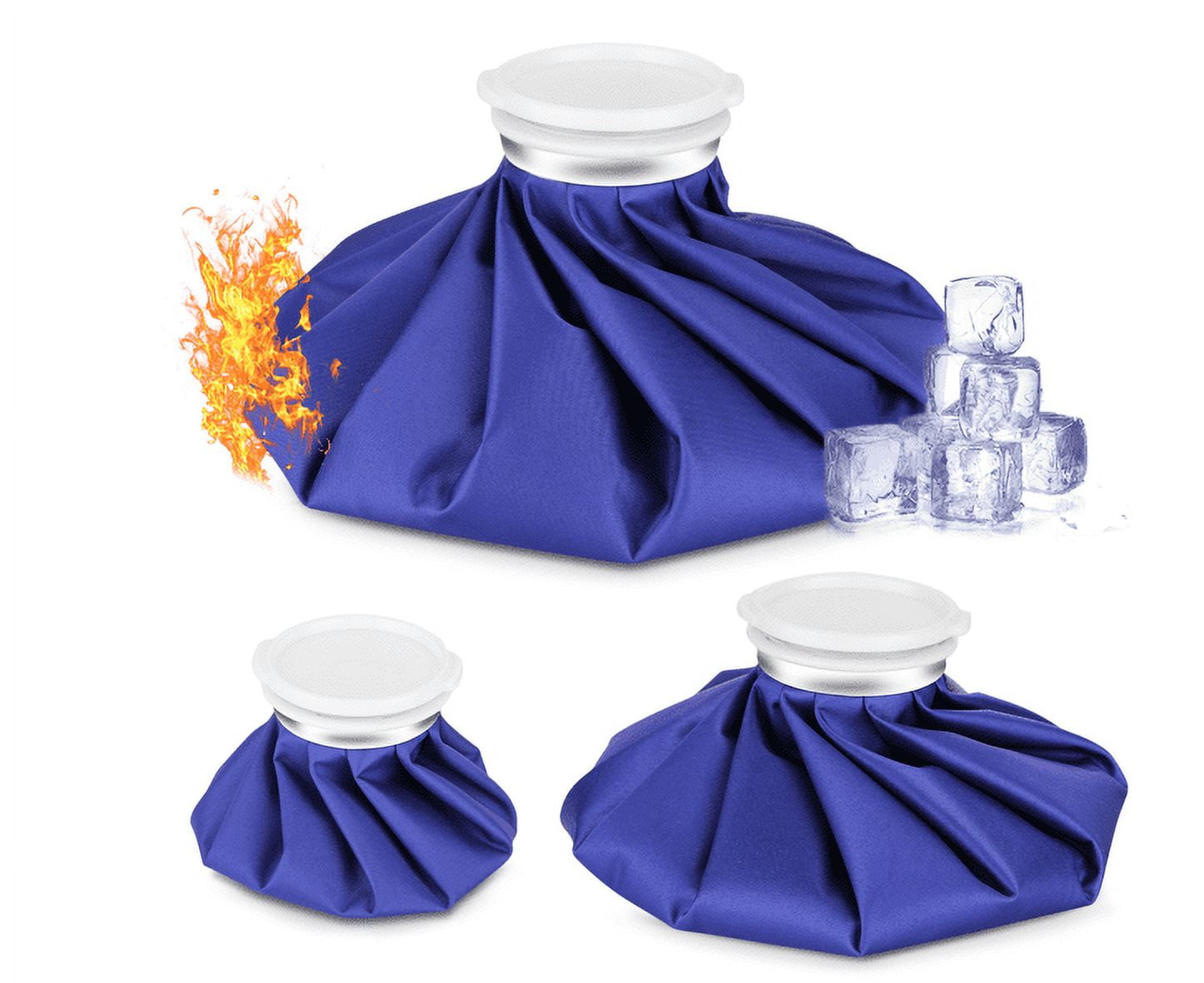 Fitnate Ice Pack Set (3 Pack) - Body Injuries Therapy - Soft, Flexible ...