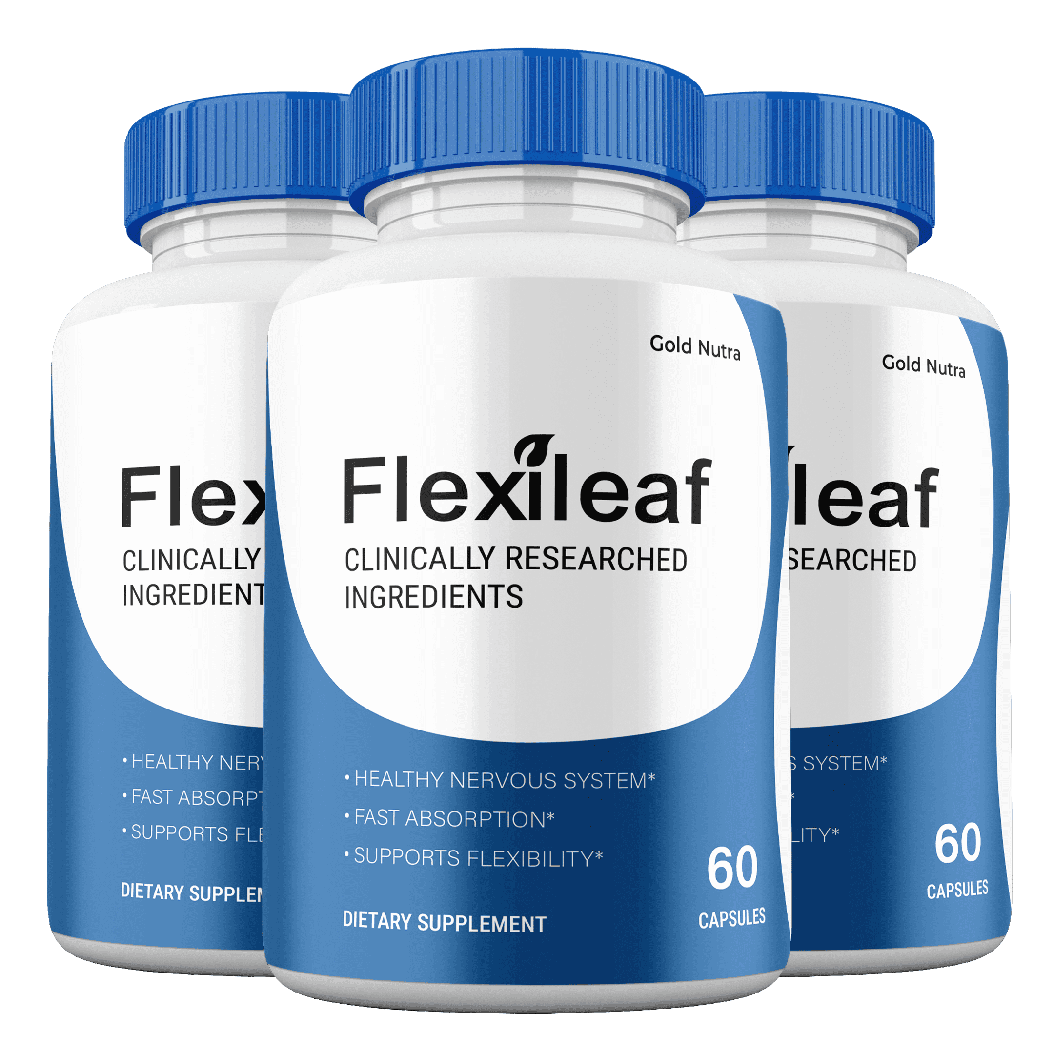 (3 Pack) FlexiLeaf Capsules, Flexi Leaf Supplement, Advanced Maximum ...