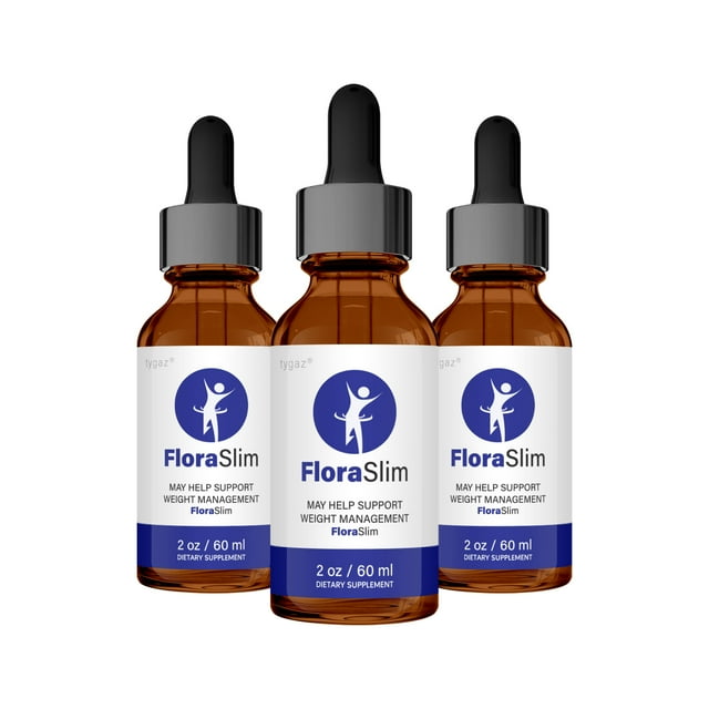 (3 Pack) Flora Slim Drops - Flora Slim Drops - Walmart.com