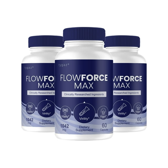(3 Pack) Flow Force Max Capsules - Flow Force Max Capsules - Walmart.com
