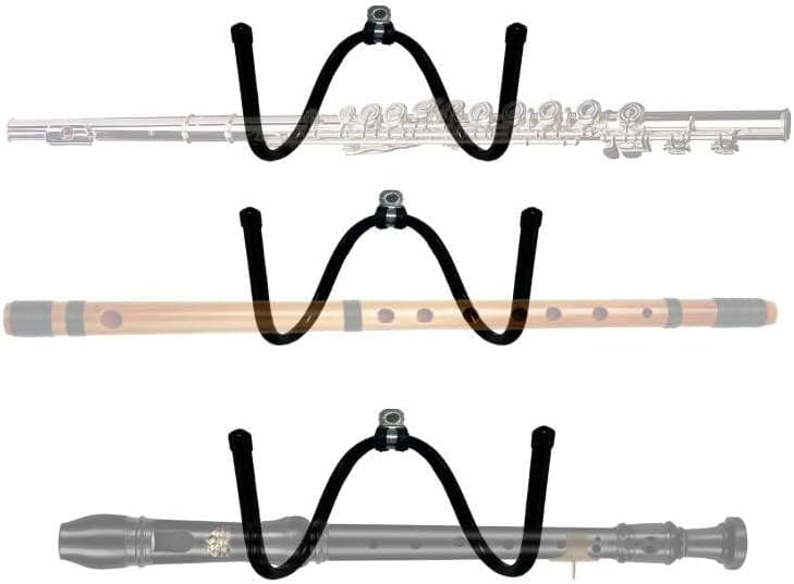 3 Pack Flute Wall Mount Hanger, Flute Wall Hanger Holder Flute Shelf ...