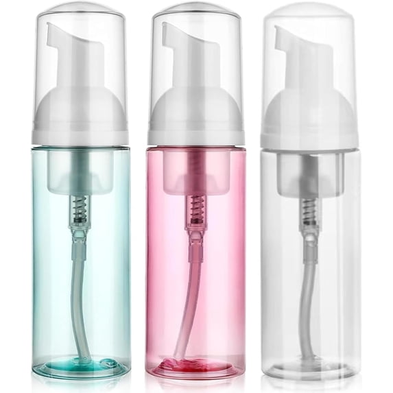 3 Pack Foam Pump Bottle Travel 60 ml/2 oz Small Size Mousse Foaming ...