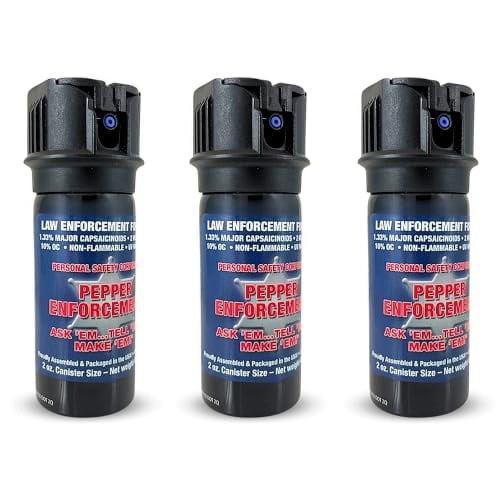 3-Pack Fogger Pepper Spray for Self Defense - 10% OC Maximum Strength ...