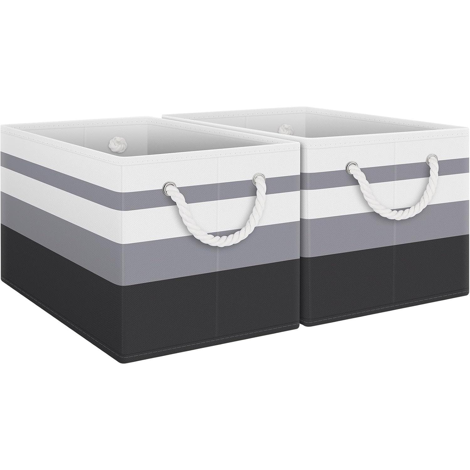 [3-Pack], Foldable Storage Baskets for Organizing Toys, Books, Shelves ...