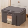 3 Pack Foldable Storage Bins with Lids, Non Woven Fabric Clothes ...