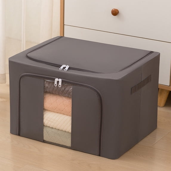 3 Pack Foldable Storage Bins with Lids, Non Woven Fabric Clothes ...