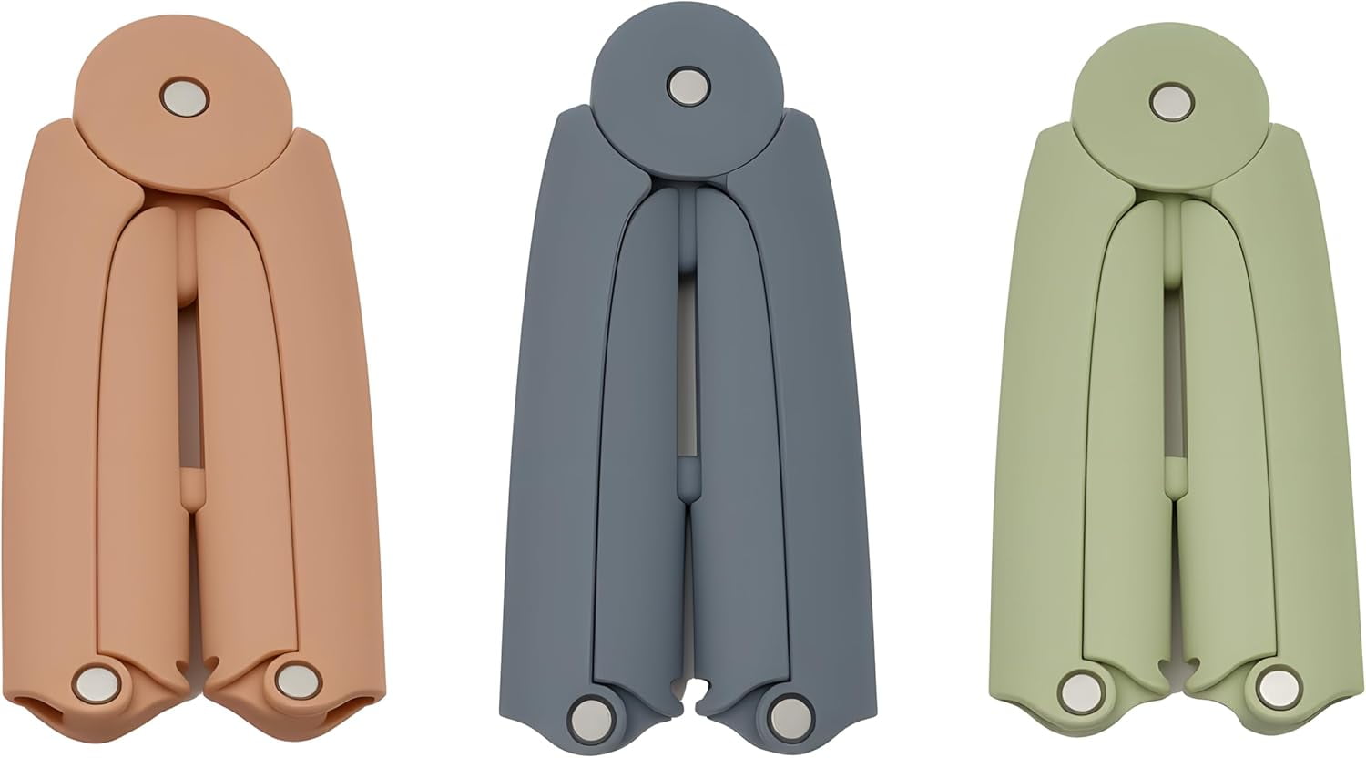 3-Pack Foldable Travel Hangers, Portable Plastic Clothes Hangers with ...