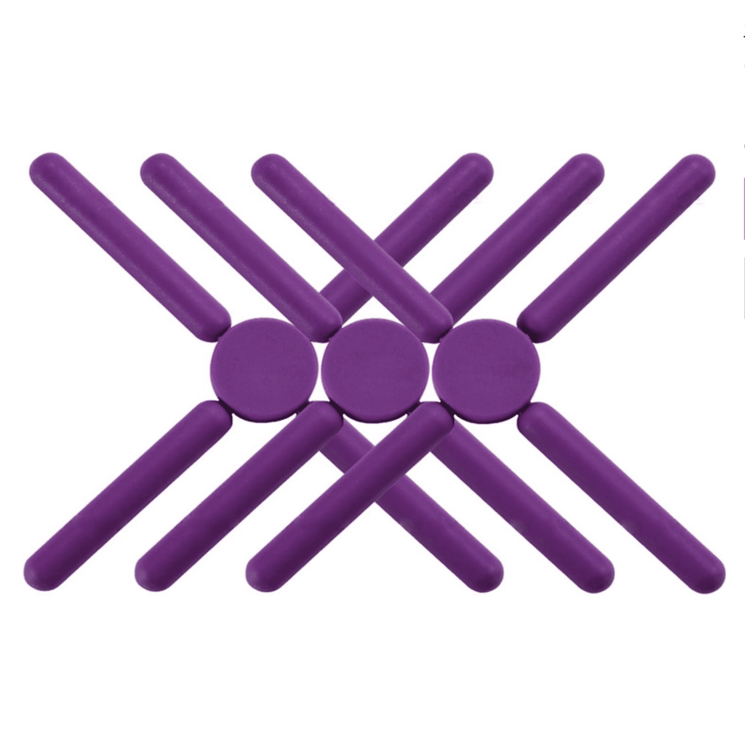 3/Pack Foldable Trivets Silicone, FENGCHEN Folding Trivets, Non-Slip ...