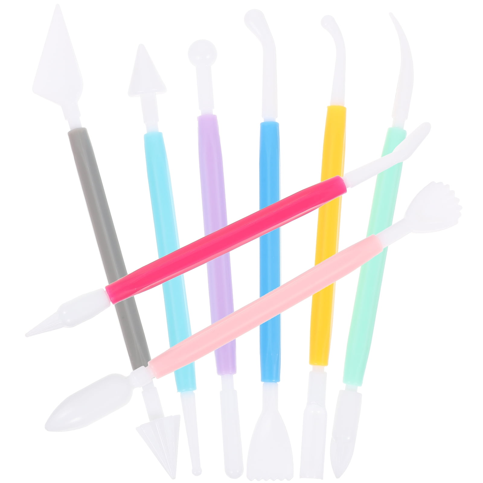 3 Pack Fondant Tools Colored Clay Polymer Clay Tools Durable Tools 0 ...