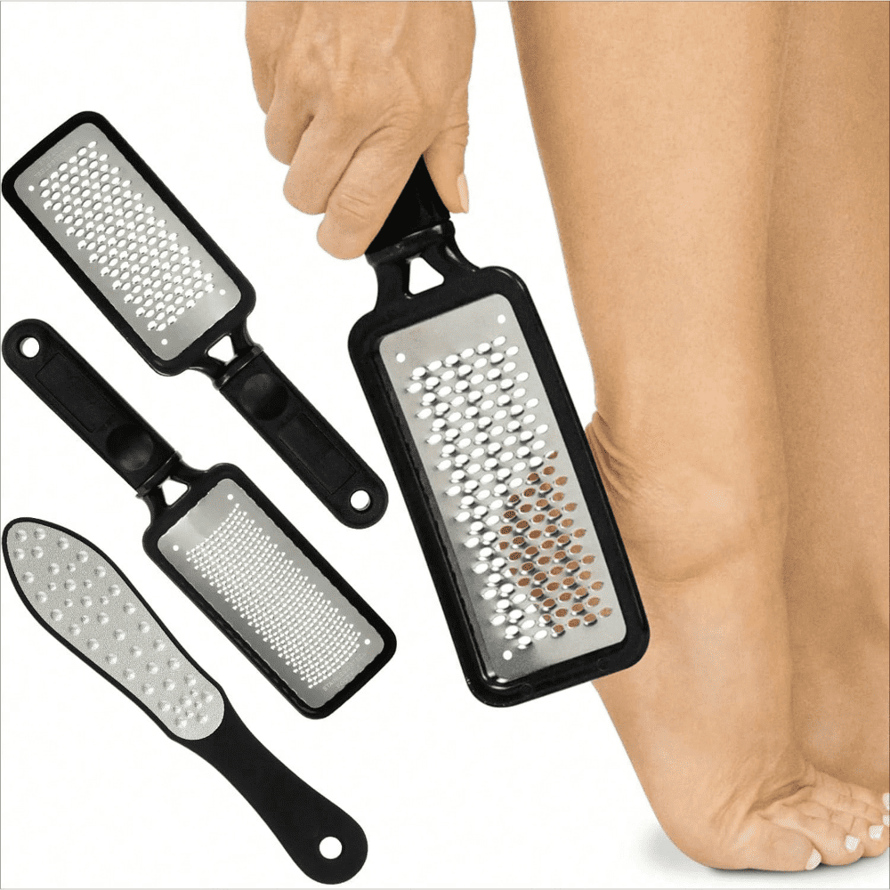 3 Pack Foot File, Feet Scraper For Dead Skin, Heel Grater, Callus ...