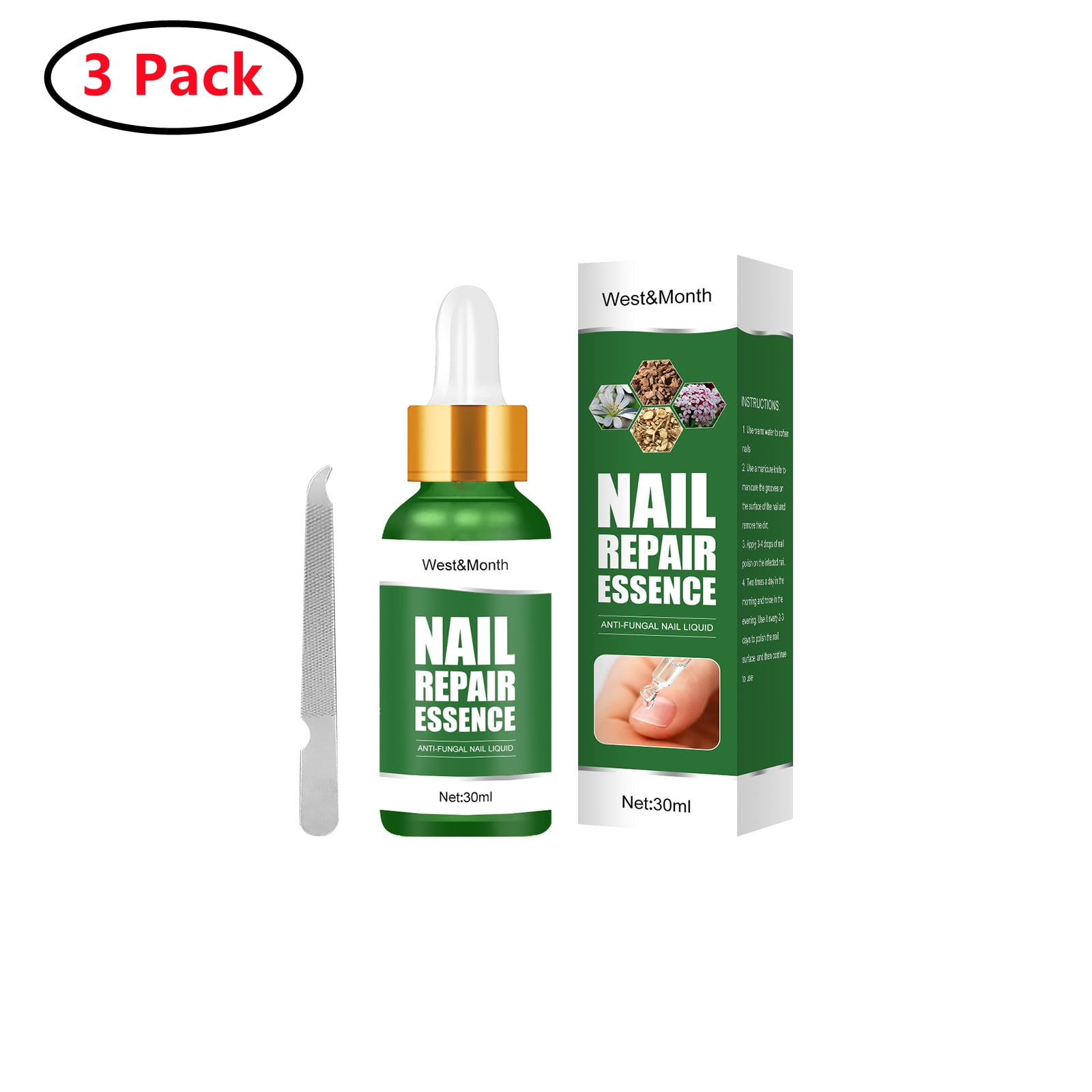 3 Pack Foot Fungus Treatment Athletes Foot Cream Kills Fungus On Skin That Leads To Toe Nail