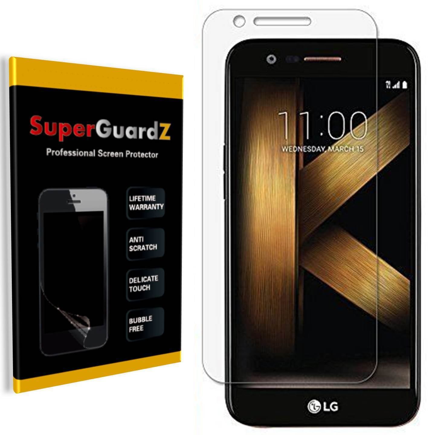 [3-Pack] For LG Grace LTE - SuperGuardZ [FULL COVER] Screen Protector ...