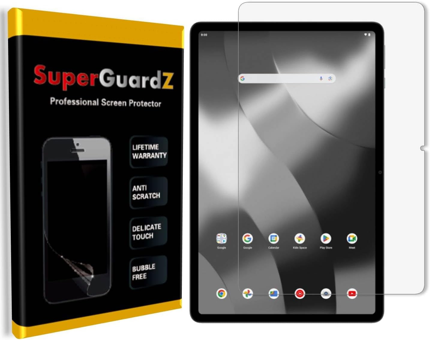 SuperGuardZ, Screen Protector, 11" Tablet 2024 Model, Ultra Clear ...