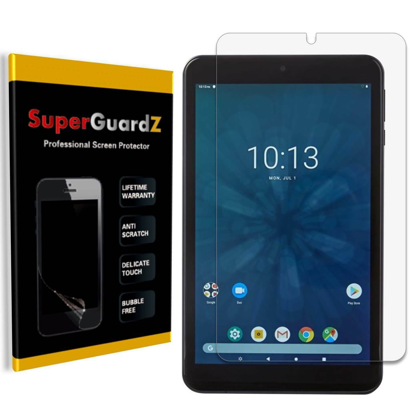 3-Pack For Onn 8" Tablet / Onn Surf 8" SuperGuardZ Screen Protector ...