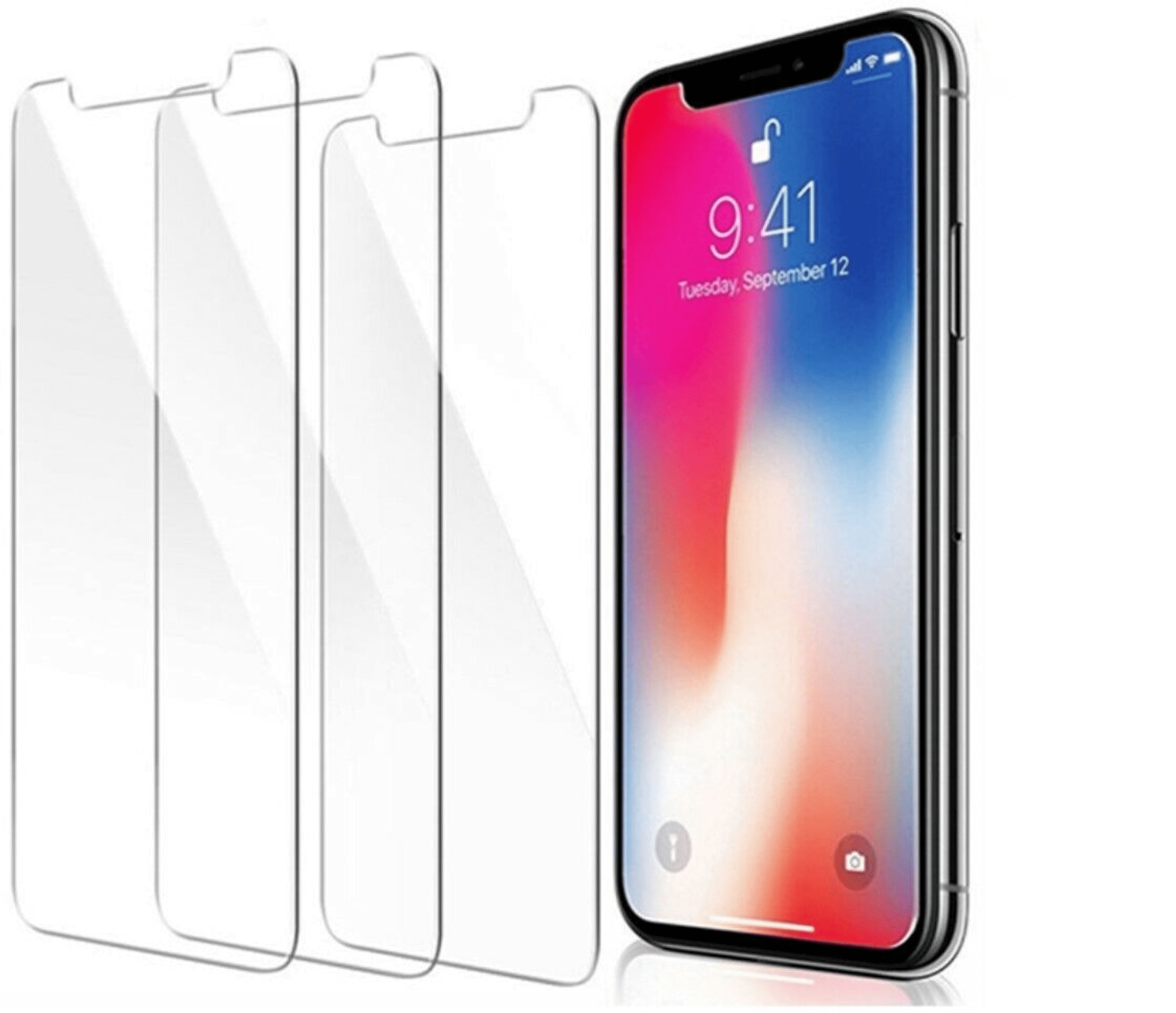 3 Pack For iPhone 13/iPhone 13 Pro Screen Protector Shatterproof ...