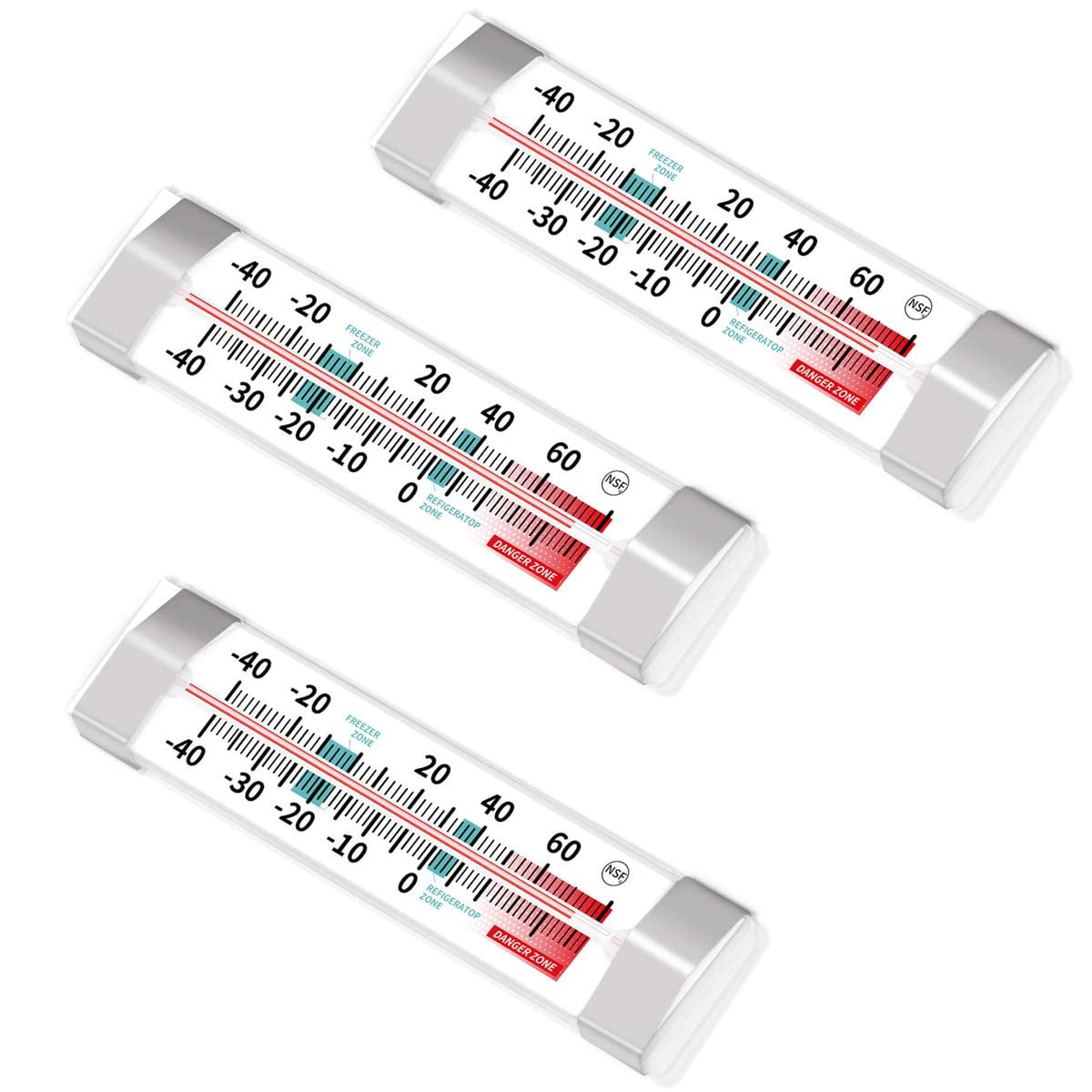 3 Pack Fridge Refrigerator Freezer Thermometer - Walmart.com