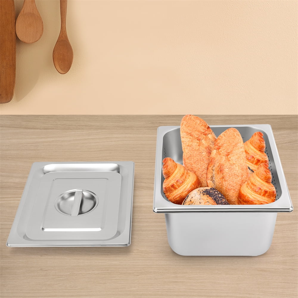 3 Pack Full Size Hotel Pan with Lid Set Include Full Size Pan ...