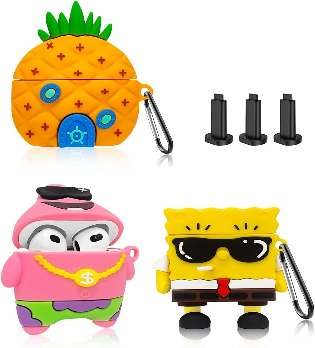 [3 Pack] Funny AirPods 3rd Generation Case, 3D Cartoon Character Cute ...