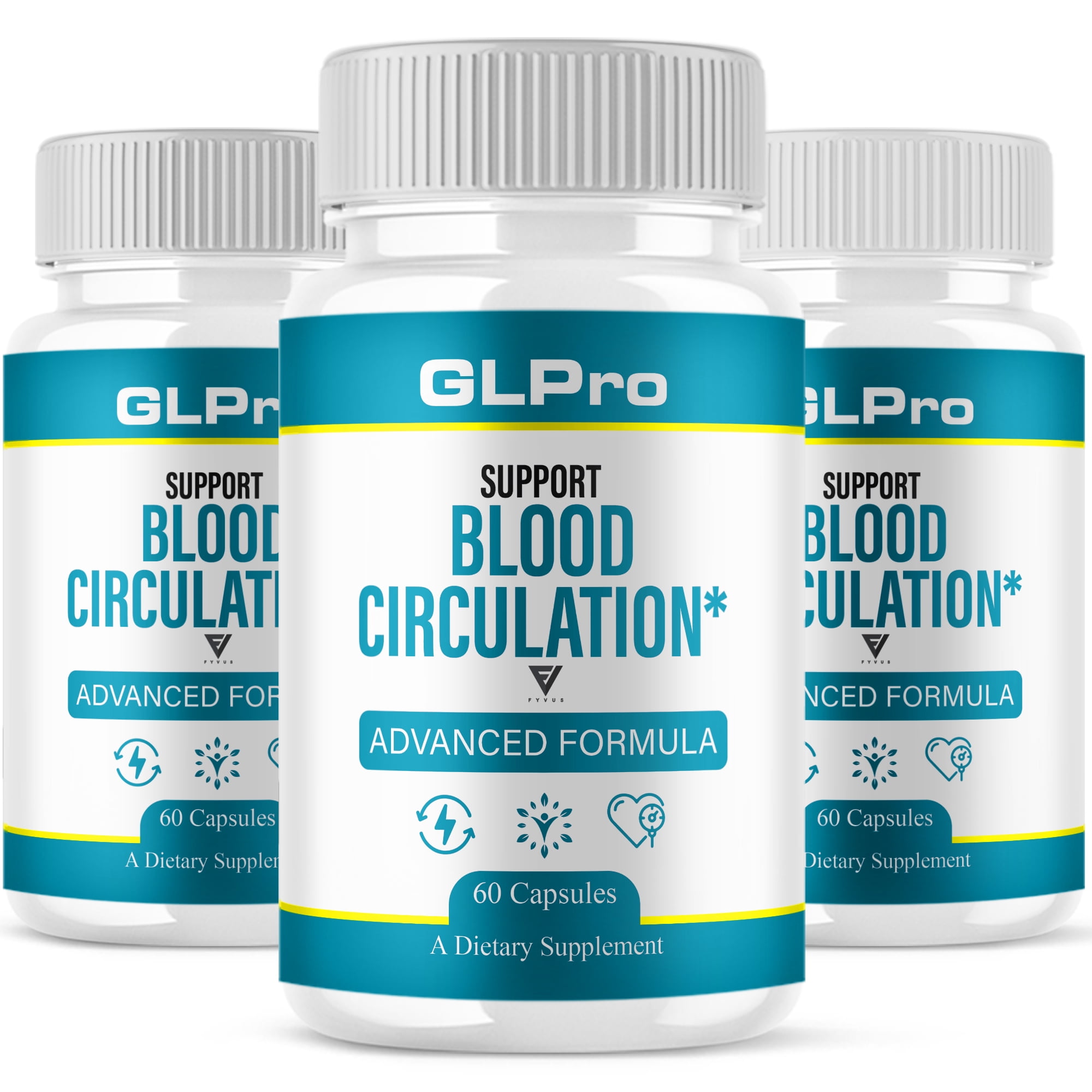 (3 Pack) GLPro Advanced Blood Support Supplement, GLPros Premium Pills ...